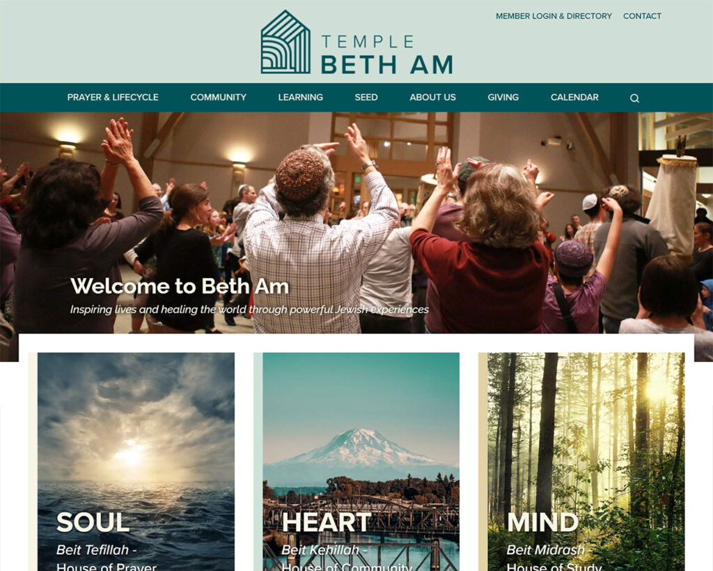 Synagogue Website Design & Synagogue Wordpress Themes